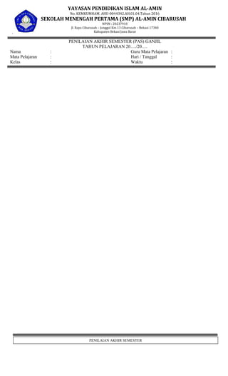 KOP SOAL PAS GANJIL.docx