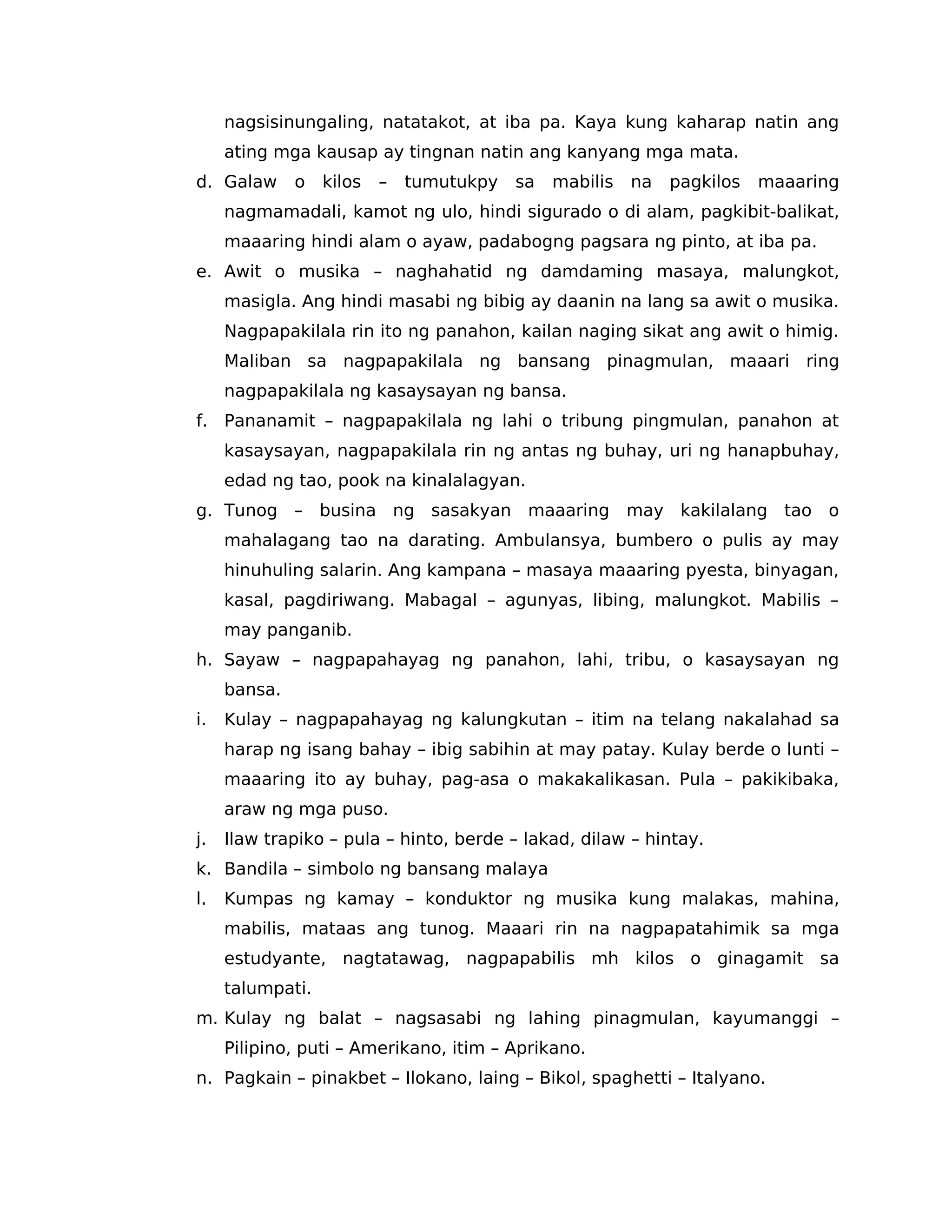 MALAYANG KOMUNIKASYON SA PANITIKANG PILIPINO | PDF