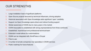 Ckan foo - CKAN Association overview at CKANcon 2015, Ottawa | PPTX