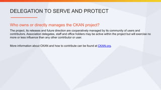 Ckan foo - CKAN Association overview at CKANcon 2015, Ottawa | PPTX