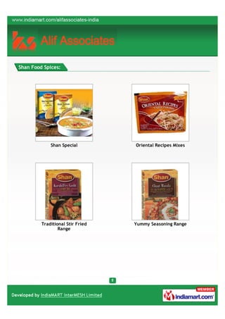 Alif Associates, Mumbai, Shan & Young Food Products | PDF