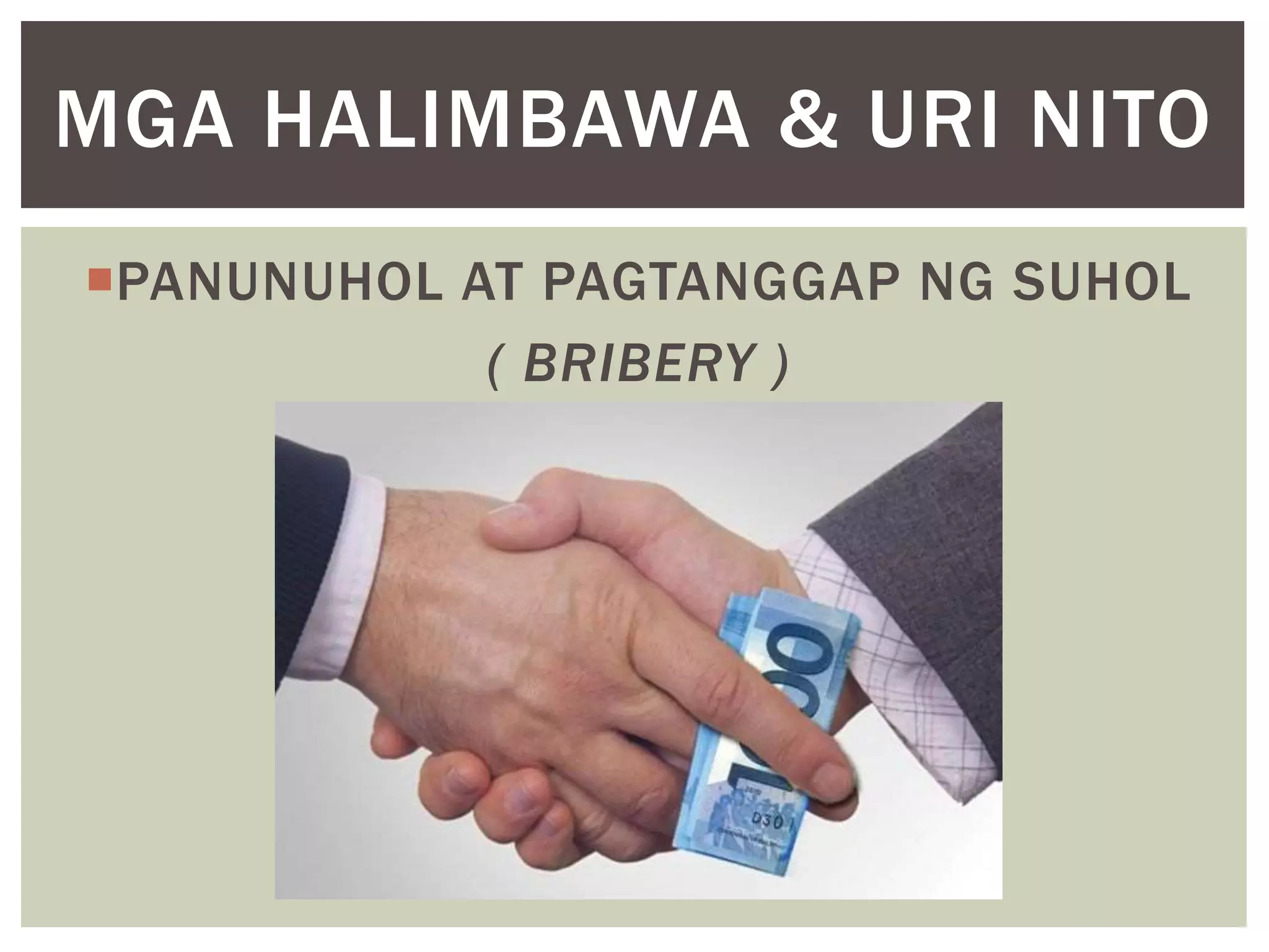 Korapsyon - Isyung Panlipunan | PPTX