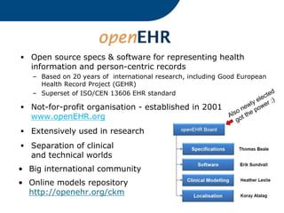 Clinical modelling with openEHR Archetypes | PPTX