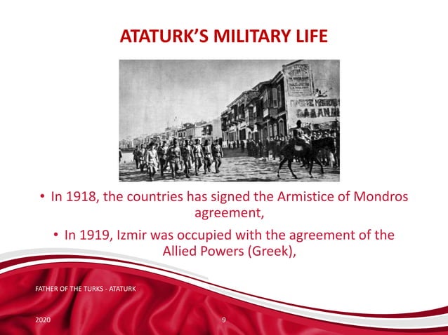 Atatürk's Life (Biography) Presentation by Ali Koray Ozguclu | PPT