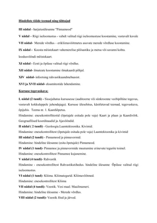 Kordamine põhikooli geograafia eksamiks | PDF