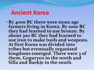 Brief History of Korea | PPTX
