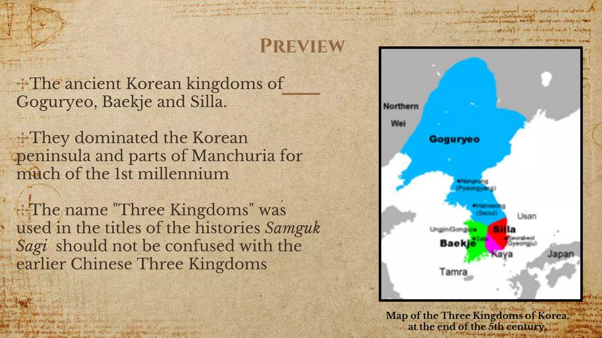 History of Korea-3 kingdom system | PPTX