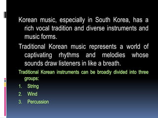 Music of Korea | PPTX