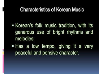 Music of Korea | PPTX