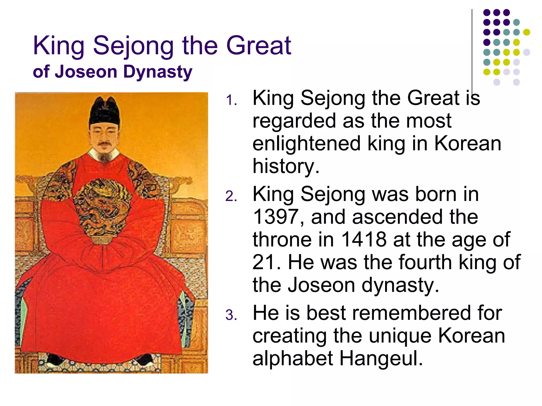 Korea ppt-king sejong and hangeul | PPT
