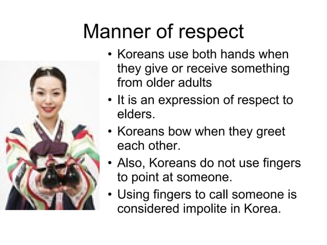 Korea ppt-korean etiquette and names | PPT