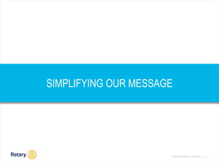 Speaking in Rotary's Voice | PPTX
