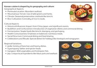 Exploring Korean Cuisine: A Journey Through Flavors, Health, and ...
