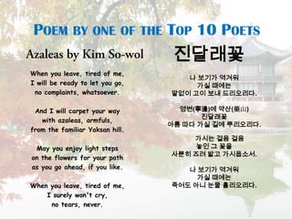 Korean culture and poetry | PPTX