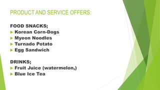 KOREAN DISH PROPOSAL for Food Service Management | PPT