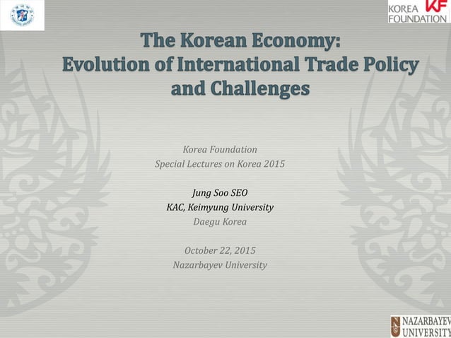 Korean Economy Evolution.ppt | Business Accounting & Finance | Business