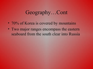 Korean conflict | PPT | Geography | Science