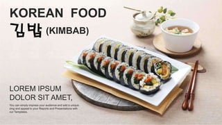 Korean Food PowerPoint Templates.pptx