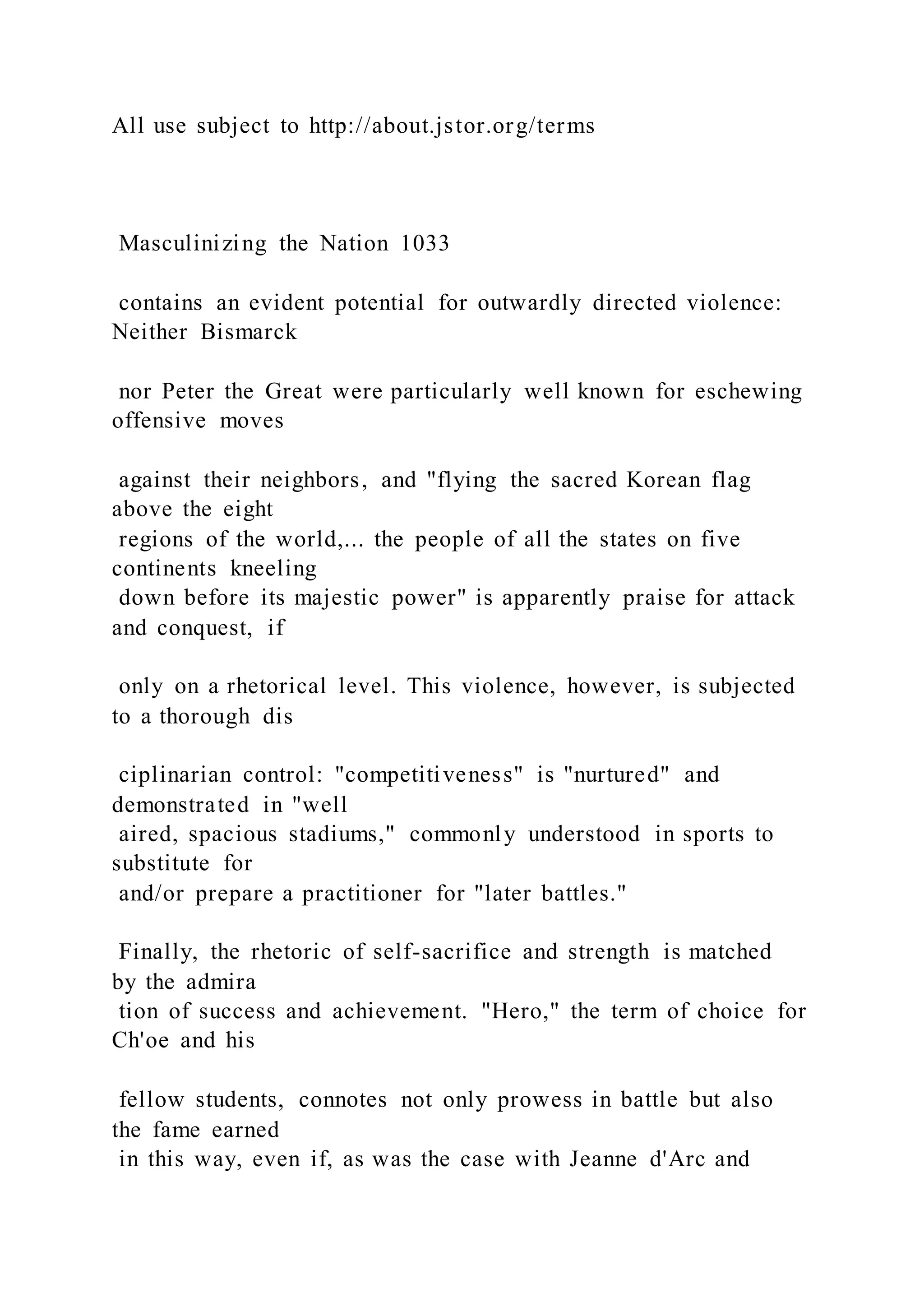 Korean Gender Roles in the Modern Era Two Different Paths t | DOCX ...