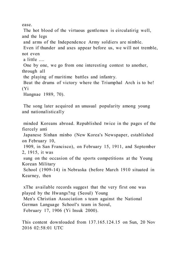 Korean Gender Roles in the Modern Era Two Different Paths t | DOCX ...