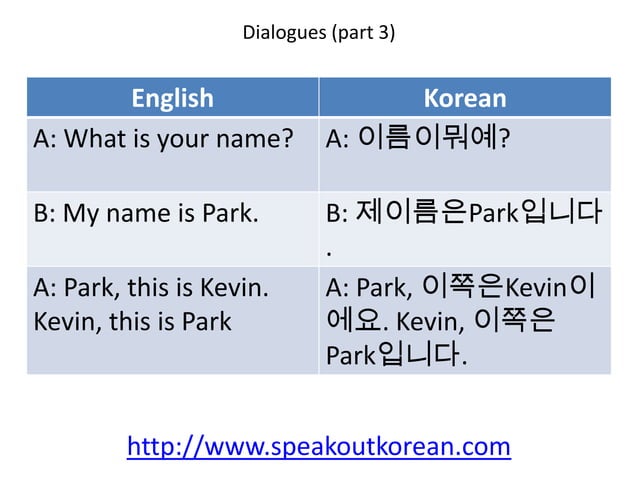 Korean greetings and introductions | PPTX