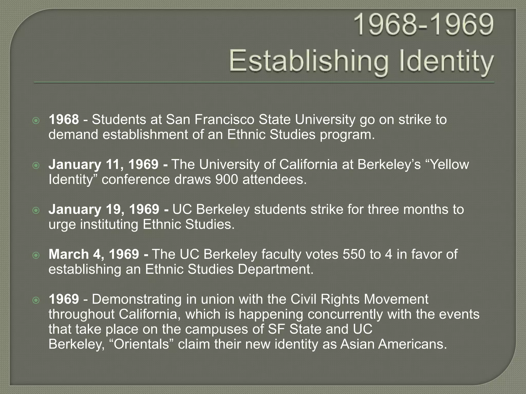 Korean Immigration Timeline | PPTX
