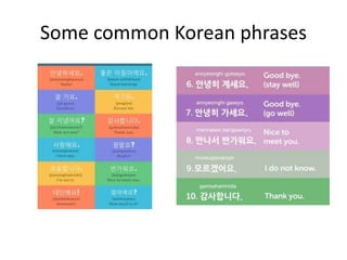Korean lessons 2 | PPTX