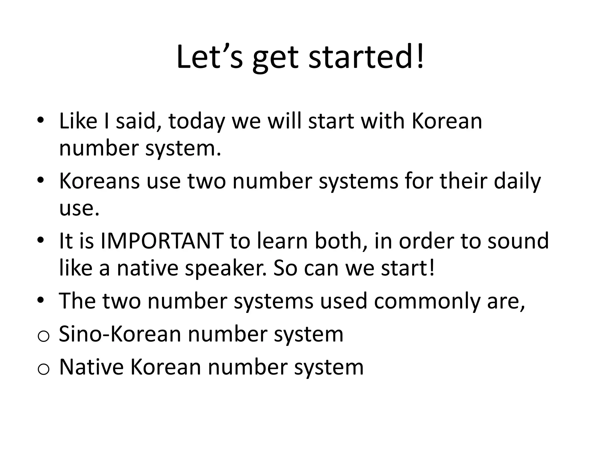 Korean lessons 3 | PPTX