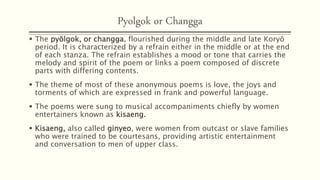Korean literature | PPTX