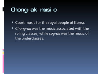 Korean music | PPT