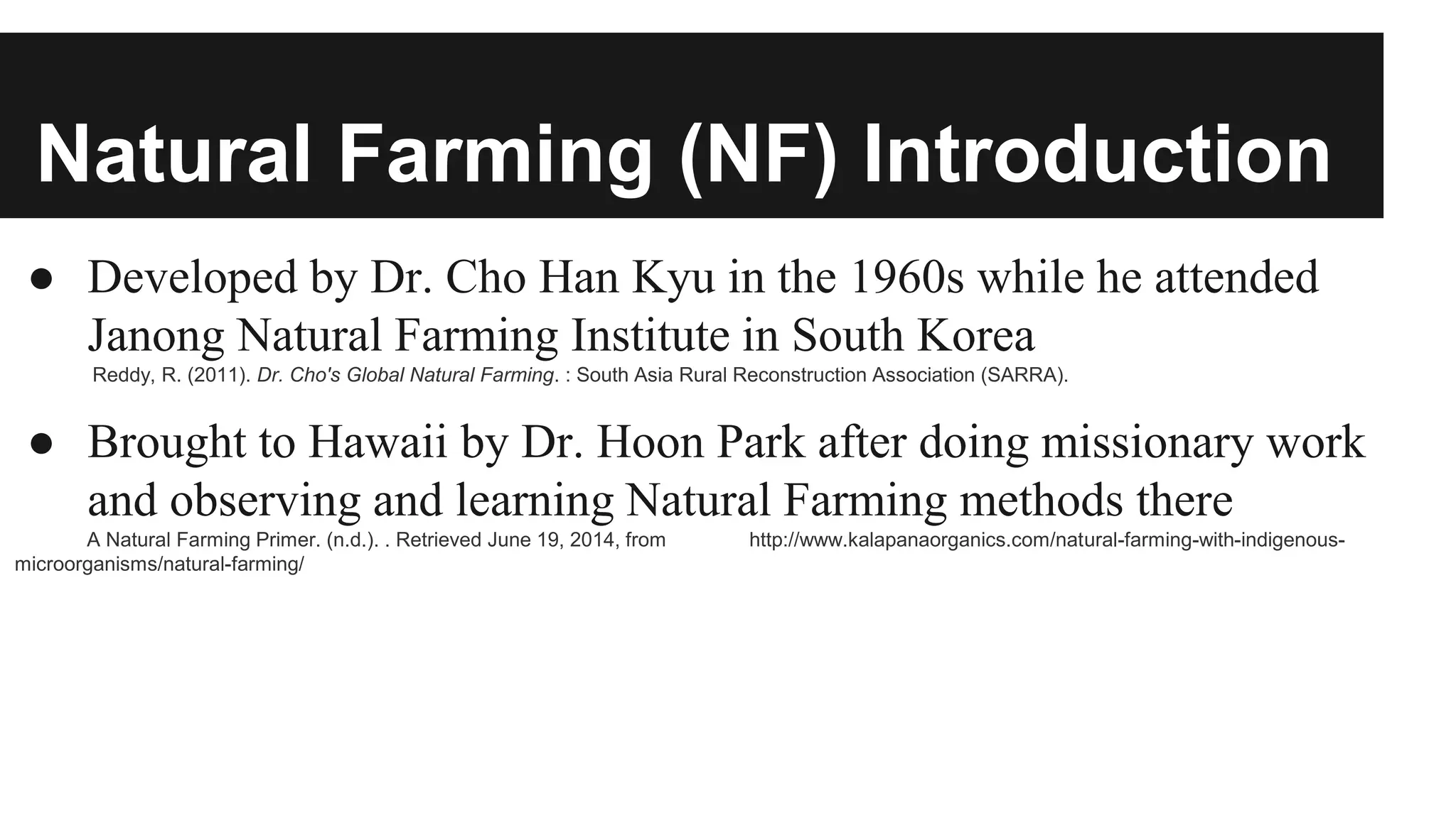 Korean natural farming sum 14 | PPTX