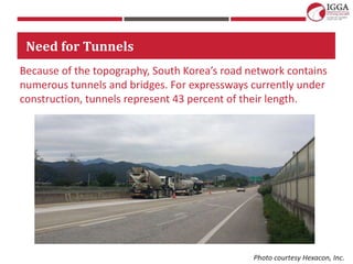 Pavement Surface: an important consideration in Korea's long tunnels | PPT