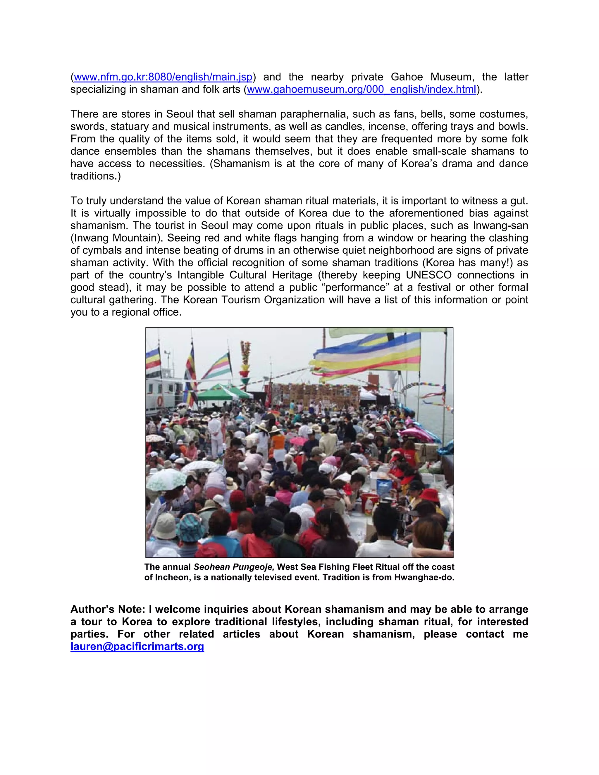 Shaman Art from Korea | PDF