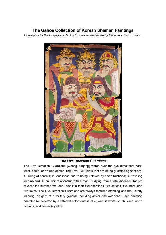 Shaman Art from Korea | PDF | Museums & Galleries | Attractions