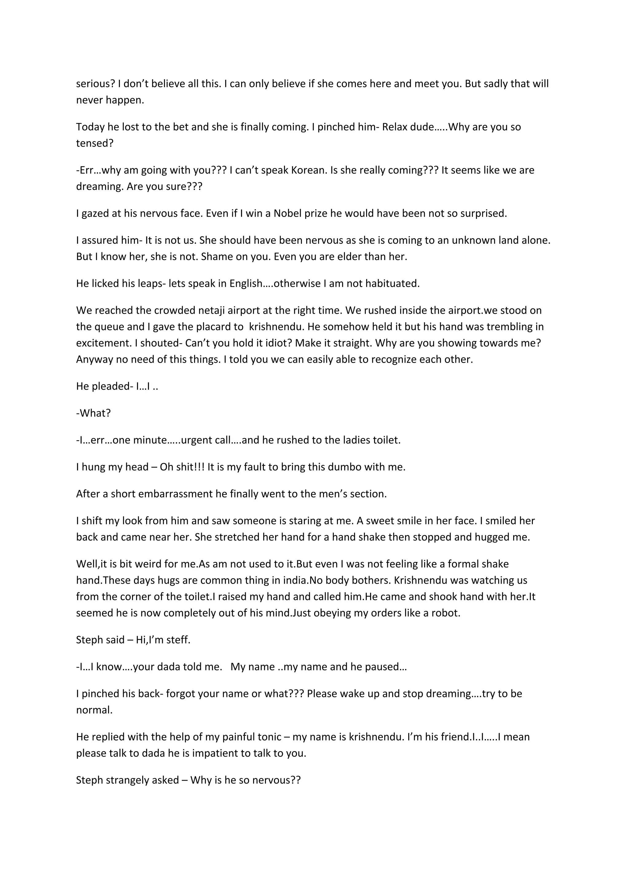 A story of a foreign virtual sister written by Sudipto Nag | PDF