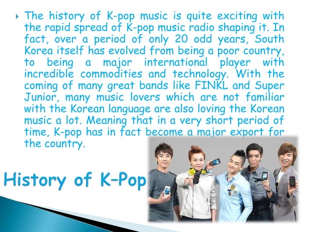 Korean subculture or k pop | PPT