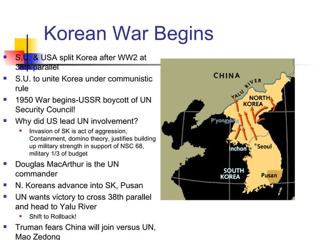 APUSH Korean War and Eisenhower Foreign Policy | PPT