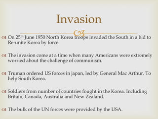 Korean war | PPTX