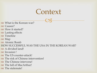 Korean war | PPTX