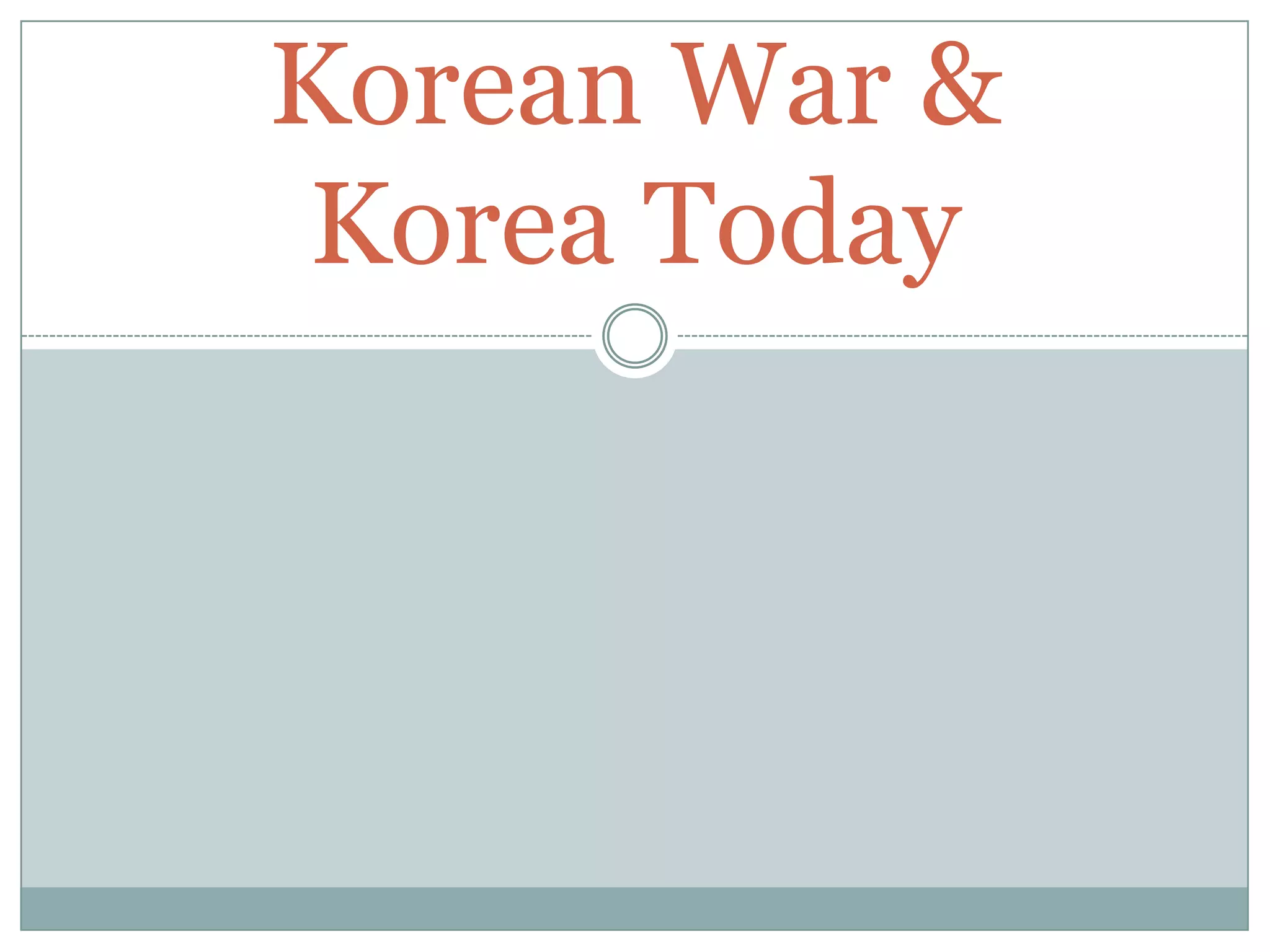 Korean war | PPT