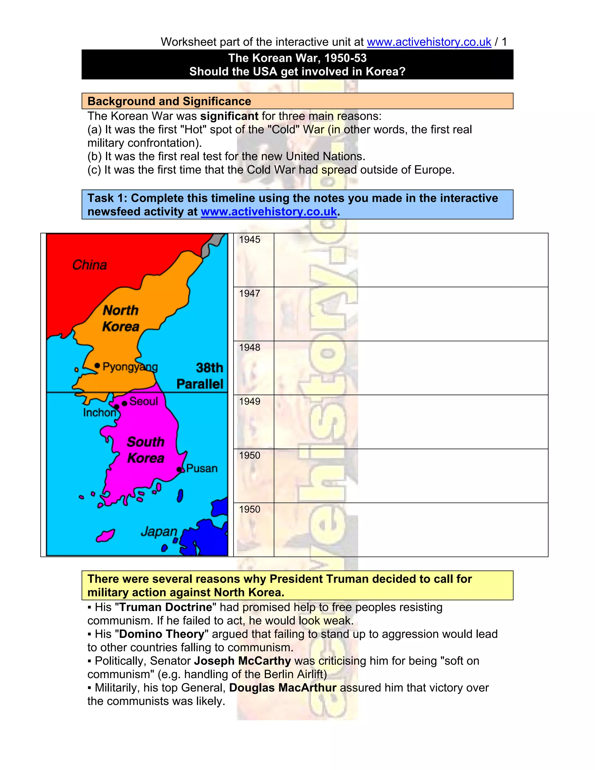 The Korean War | PDF