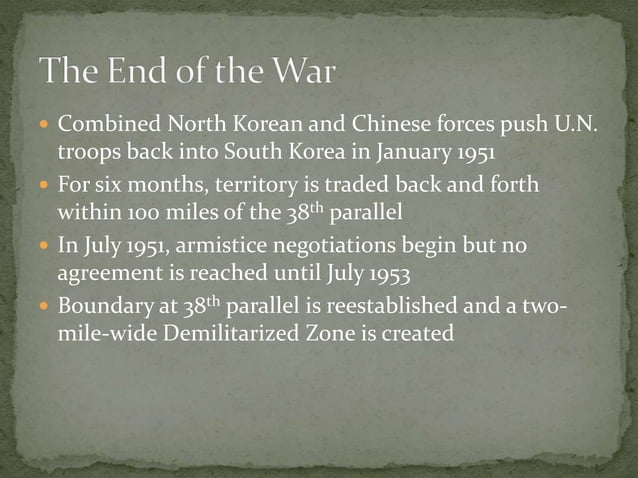 Korean War | PPTX