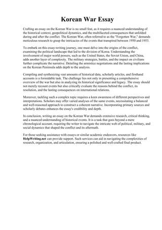 Korean War Essay.pdf