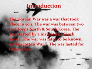 Korean War Presentation by Sam B. | PPT