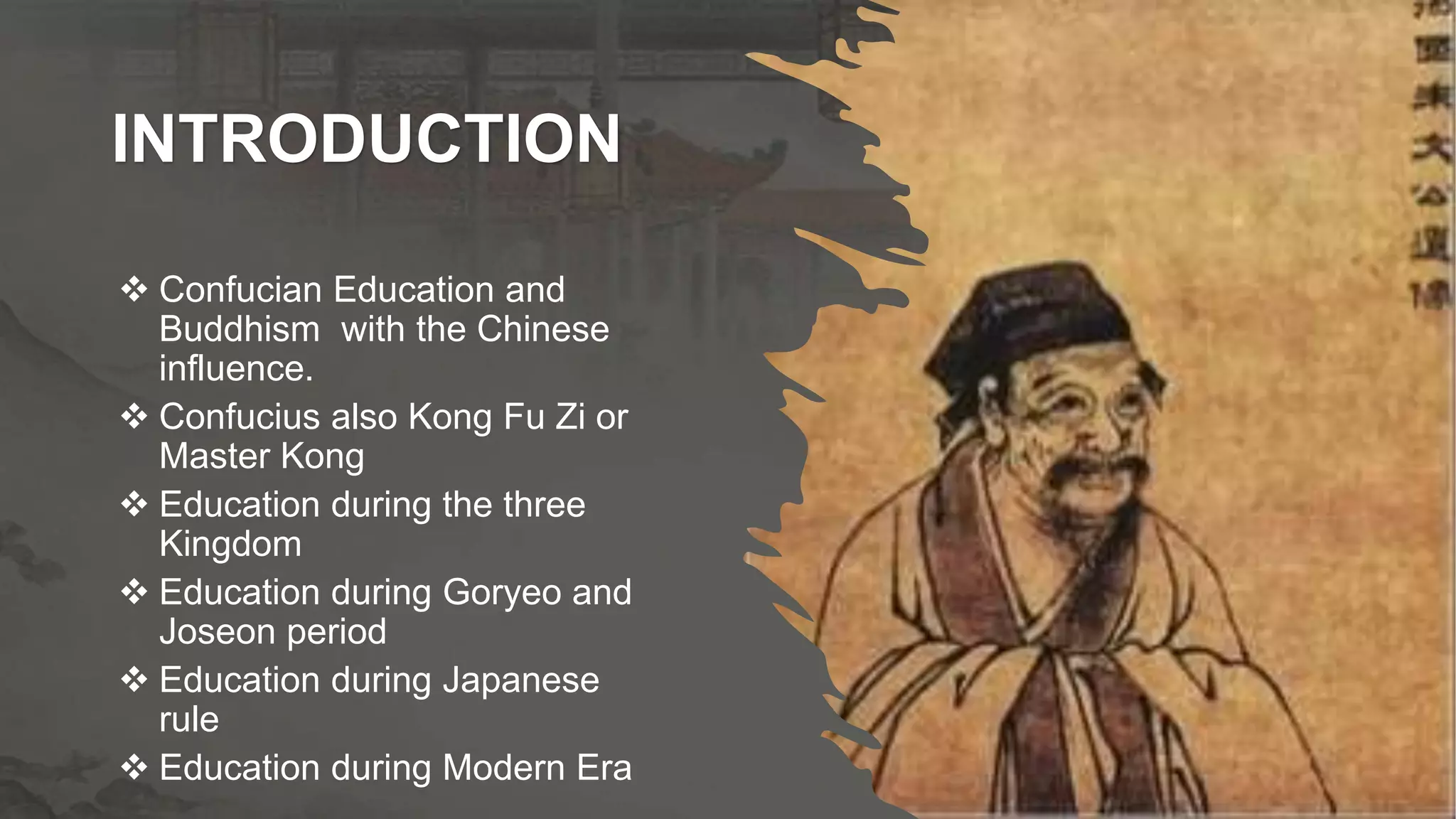 Ancient Korean Education System PPT | PPTX