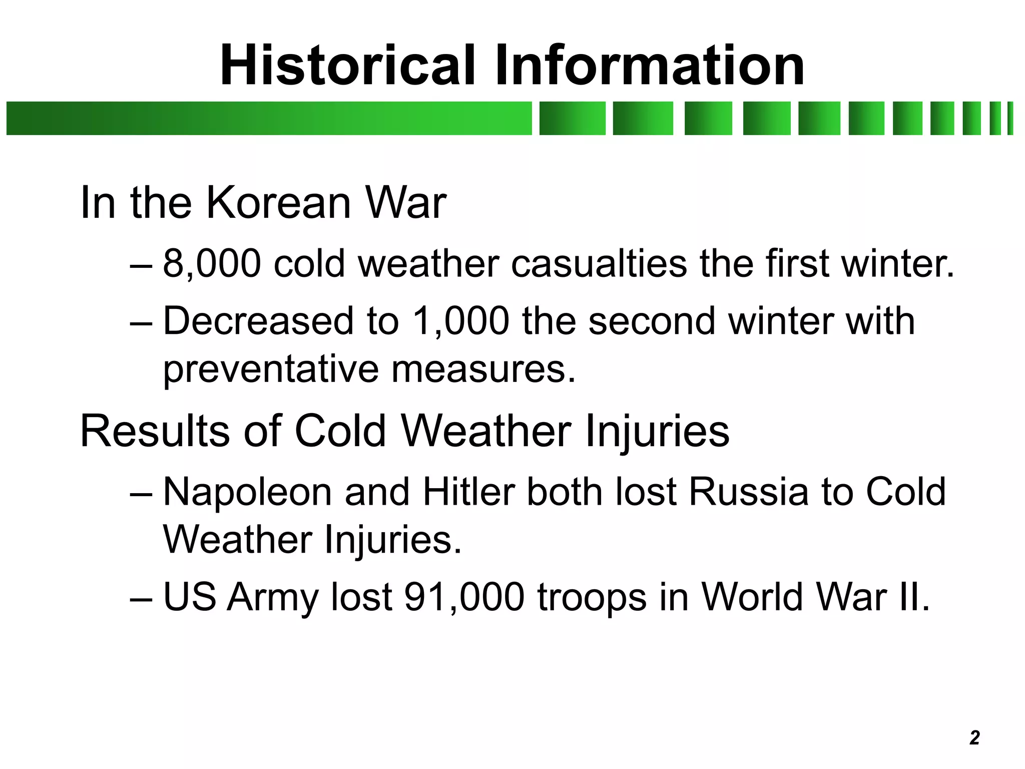 Korea_Soldiers_Guide_to_Prevent_Cold_Weather_Injuries.ppt
