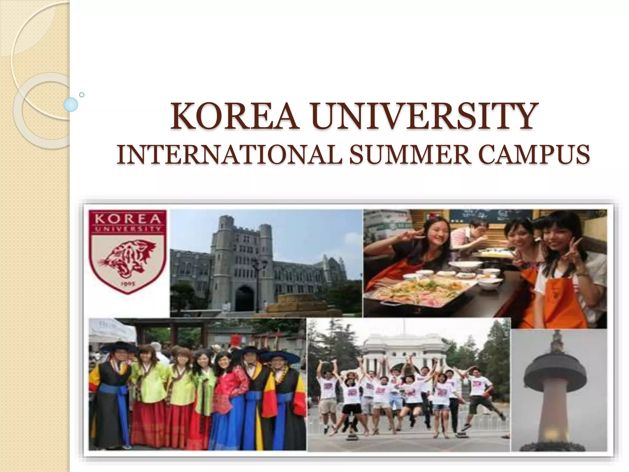 Korea University ISC Presentation | PPTX