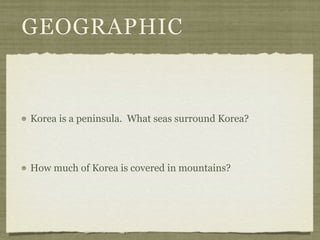 Korea webquest | PPT