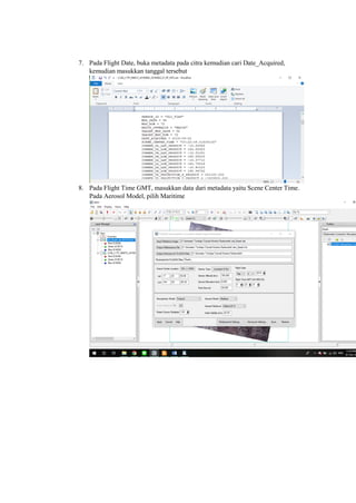 Tutorial Koreksi Atmosfer DOS | PDF