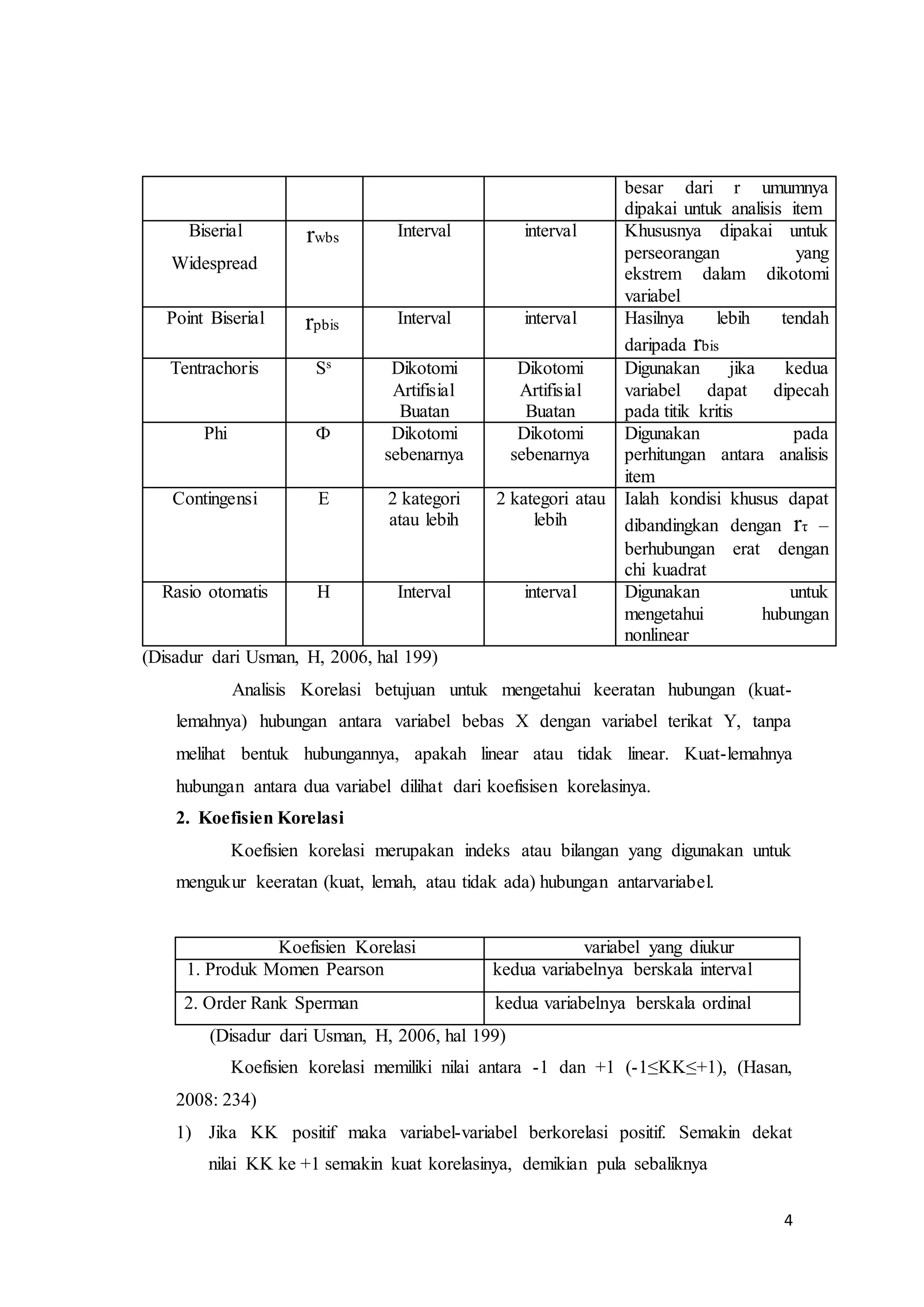 Makalah Korelasi | DOCX
